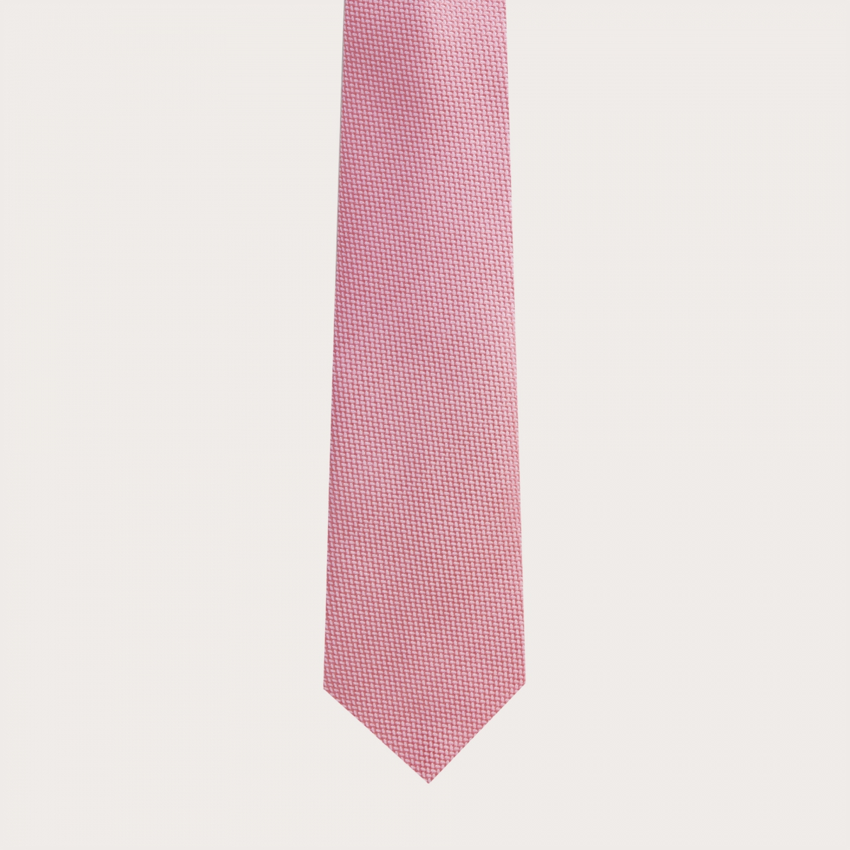 Corbata de seda jacquard, rosa| BRUCLE Collection