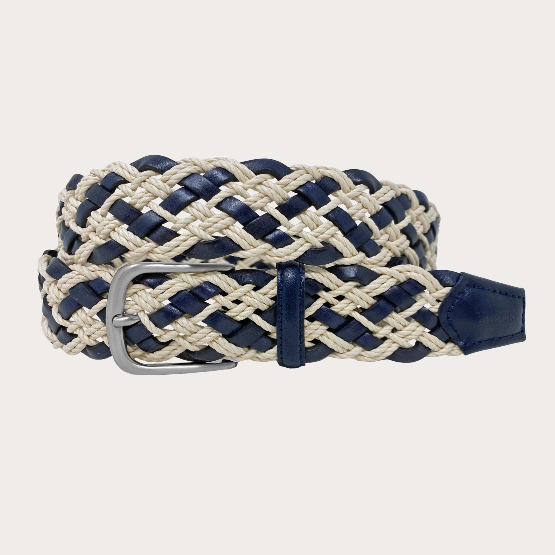 Braided belt for woman Made in Italy