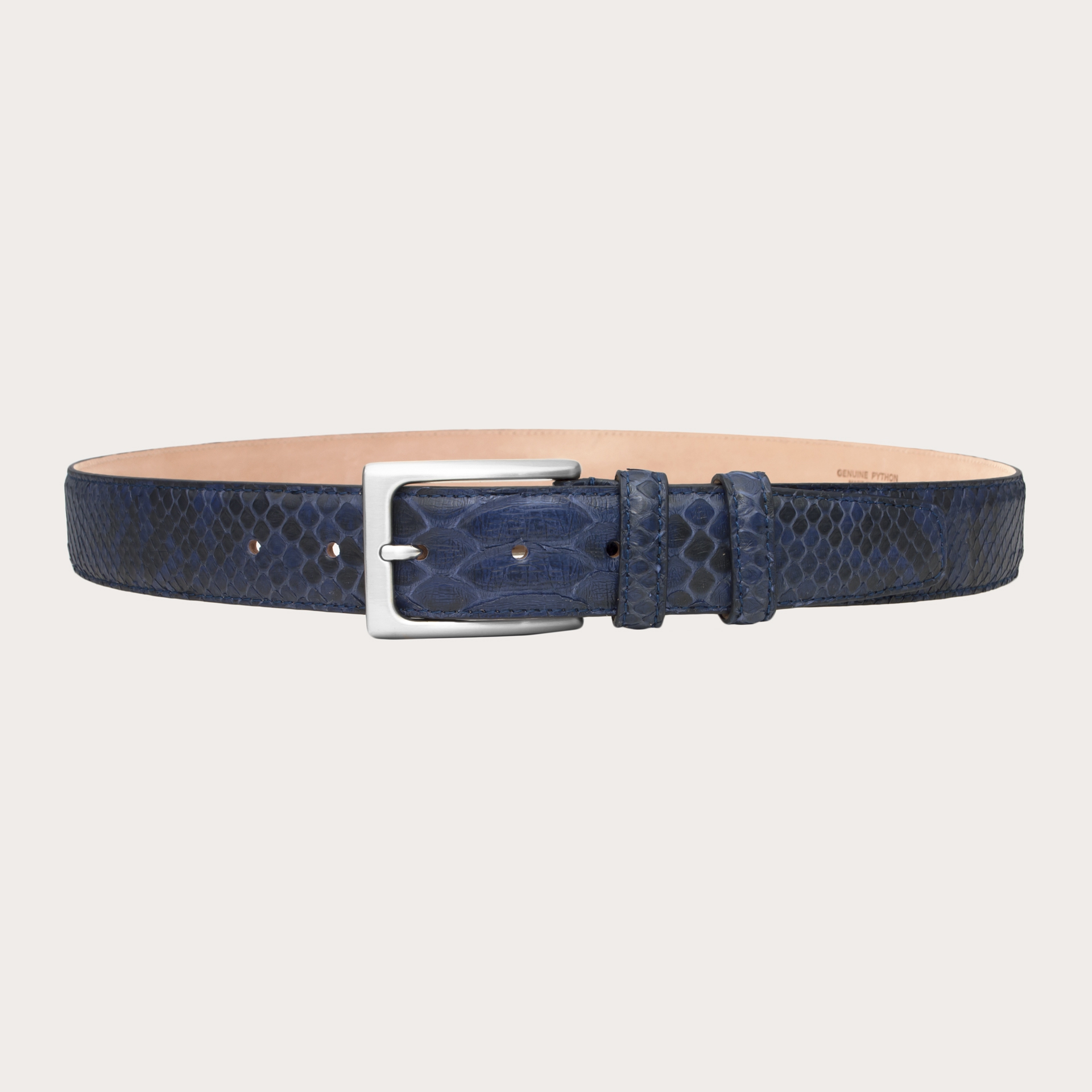 Python belt blue