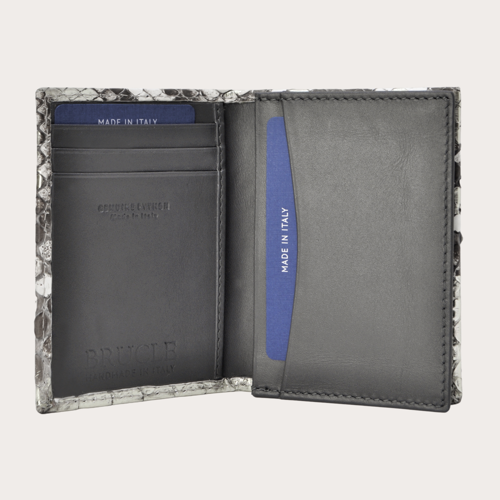 Python credit card holder, platinum
