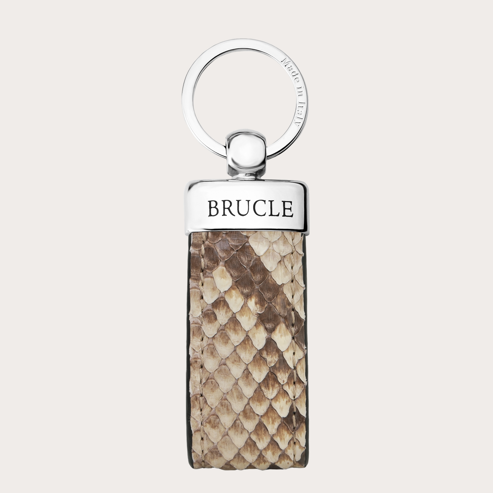 BRUCLE Python Keychain | Italian Craftsmanship and Luxury