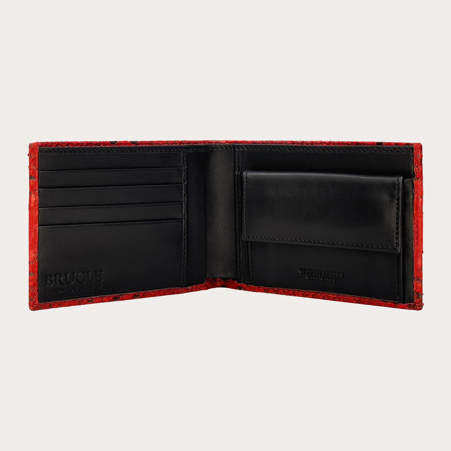Red Python Wallet Free Personalization | BRUCLE