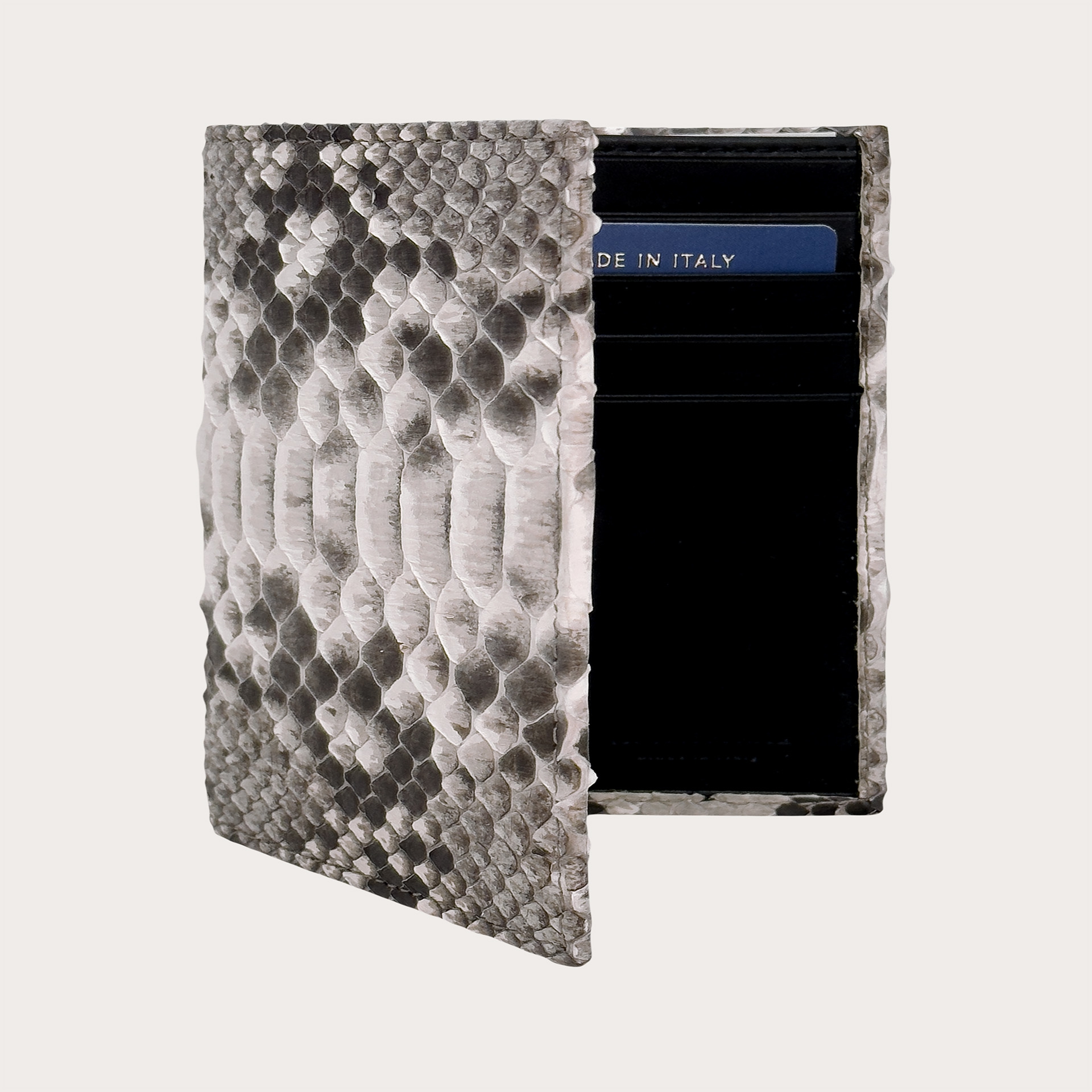 Customizable vertical python wallet for men | BRUCLE Luxury