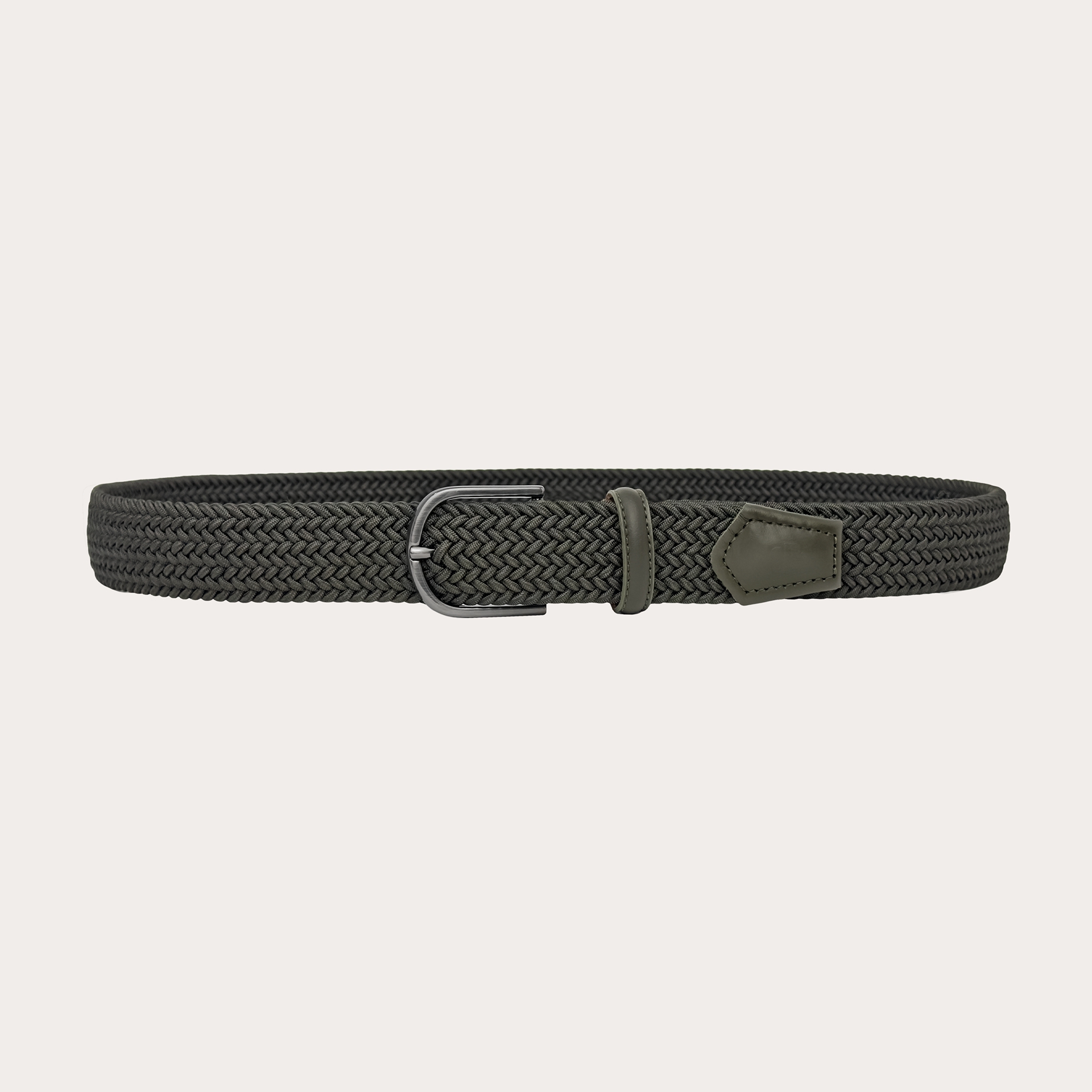 Extra-Long Elastic Belt in Military Green | BRUCLE – Comfortable Sizes